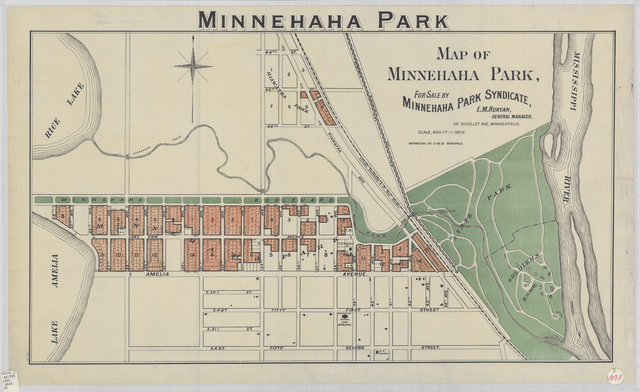 Minnehaha Map | Minnesota Historical Society